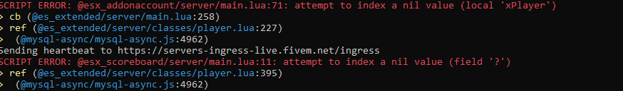 I Have A Script Error Attempt To Index A Nil Value Local Xplayer