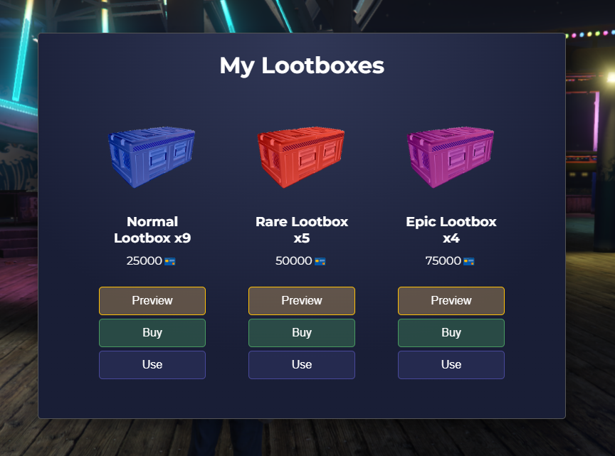 💰 [ESX][QB] XeX Lootbox / Crates / Mystery boxes - Roulette system like ...
