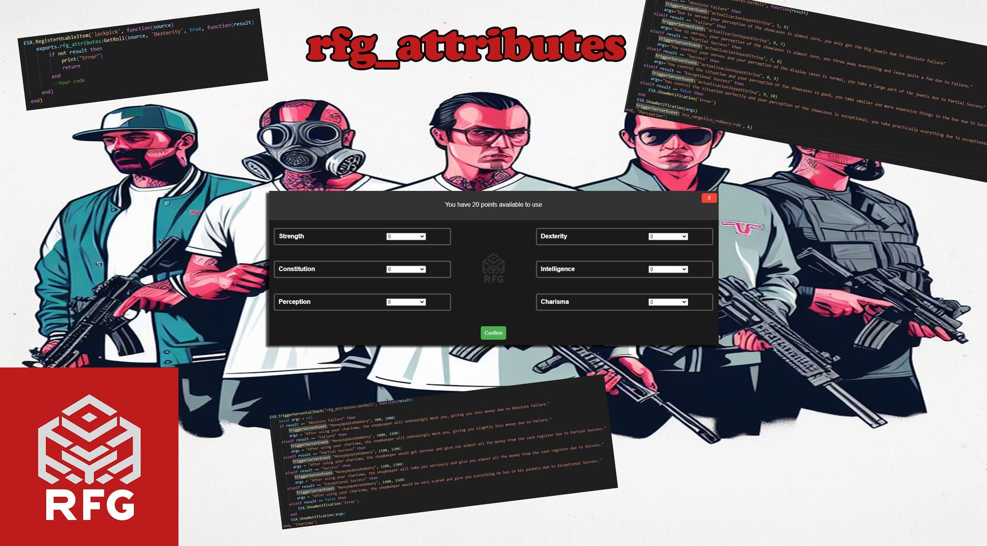 [ESX] Attributes System - FiveM Releases - Cfx.re Community