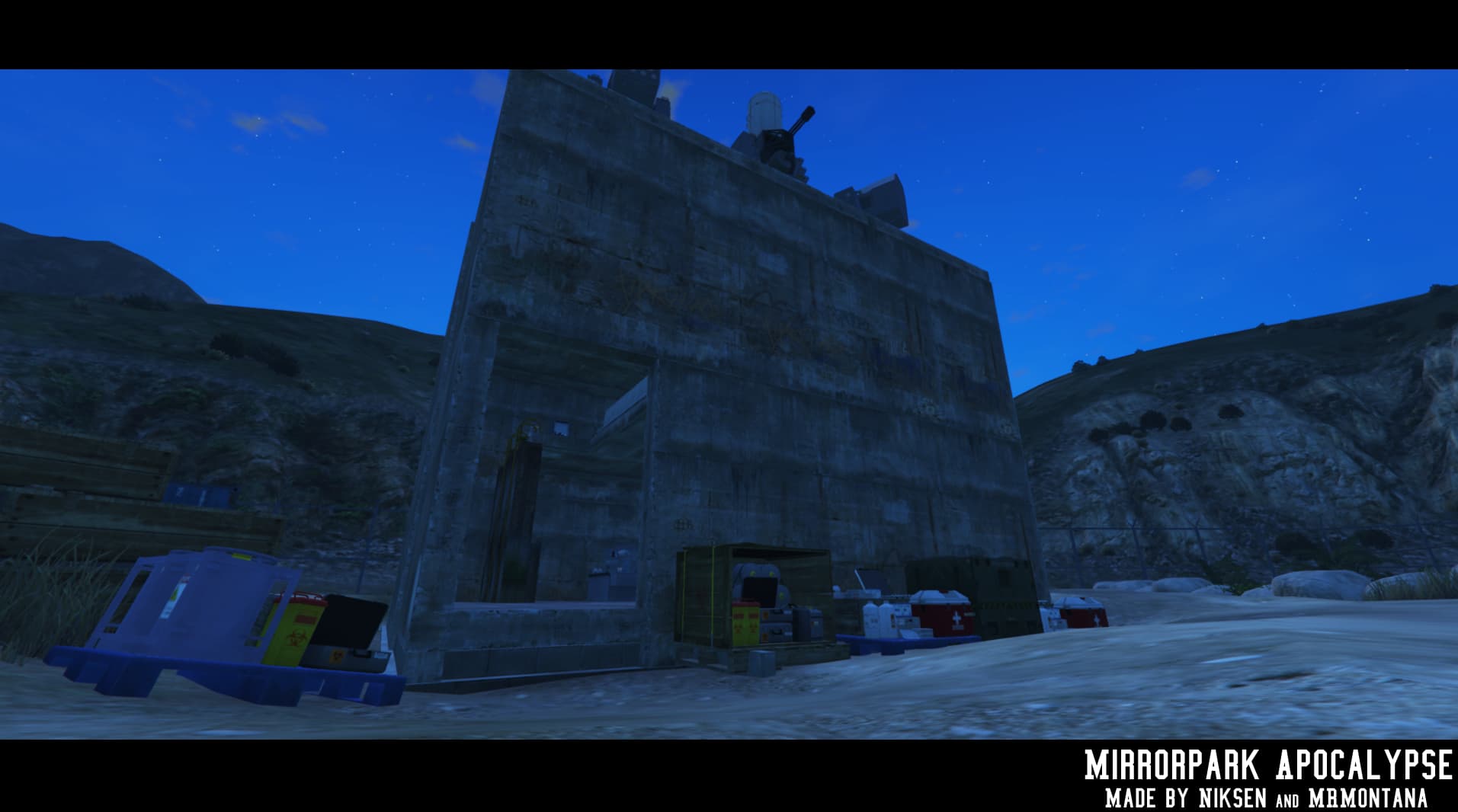 Mirror Park Safezone / Military HQ Apocalypse MAP - FiveM Releases ...