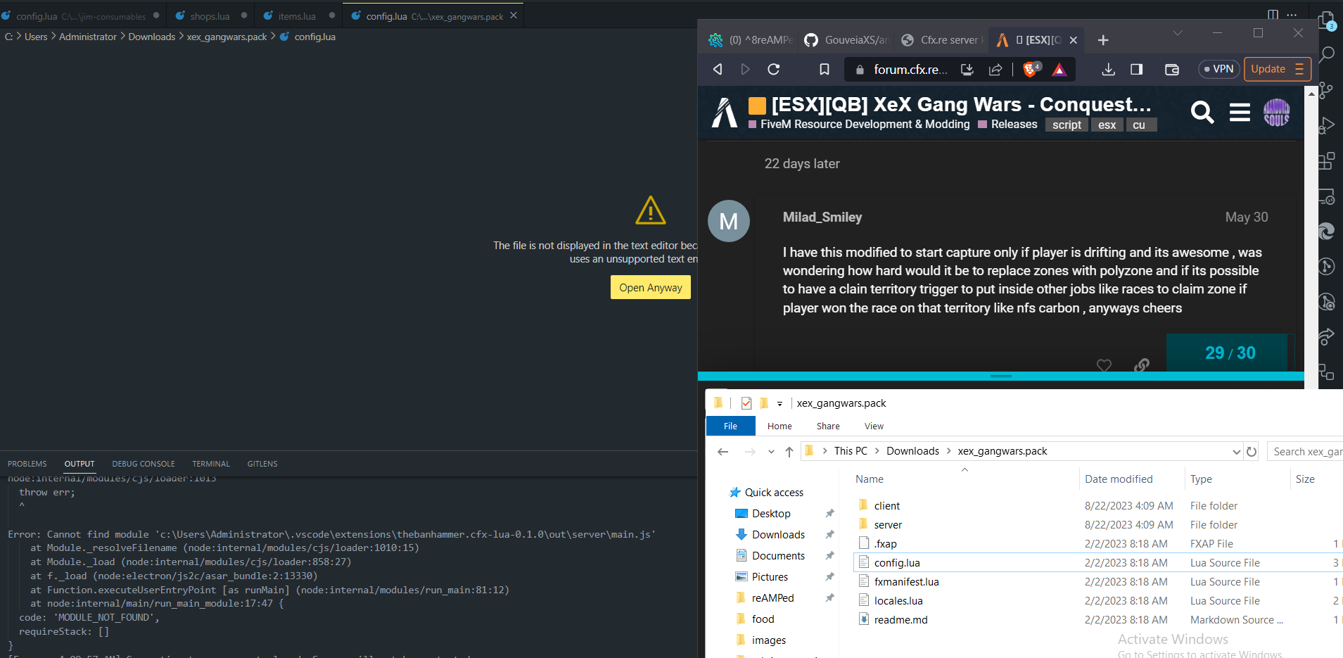🟧 [ESX][QB] XeX Gang Wars - Conquest of territories by gangs - Page 2 - FiveM Releases - Cfx.re ...