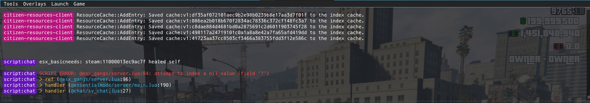 Need help with a gang script error - ES/ESX - Cfx.re Community