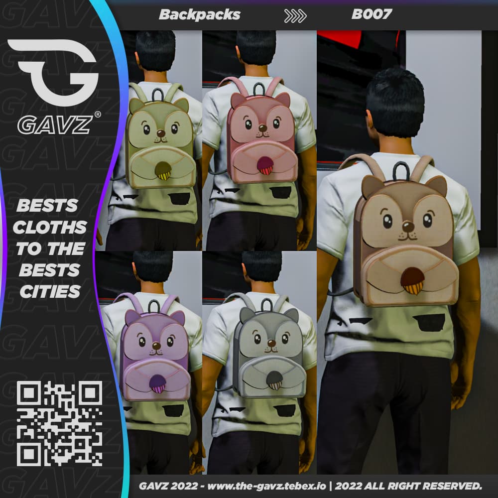 [PAID] [ADD-ON] B007 Backpack - FiveM Releases - Cfx.re Community