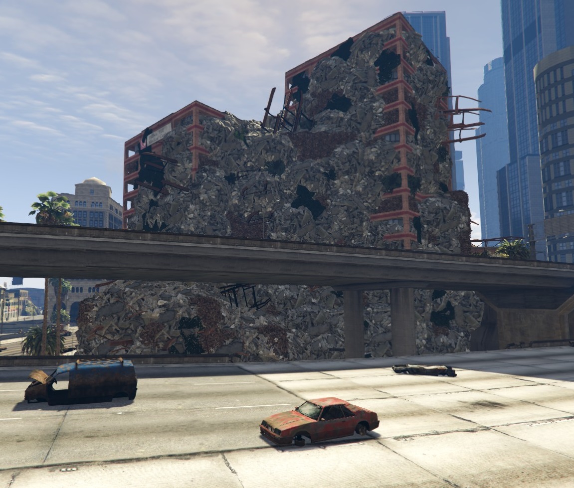 PillBox Ext Destroy / Pillbox détruit extérieur Post Apo - FiveM ...