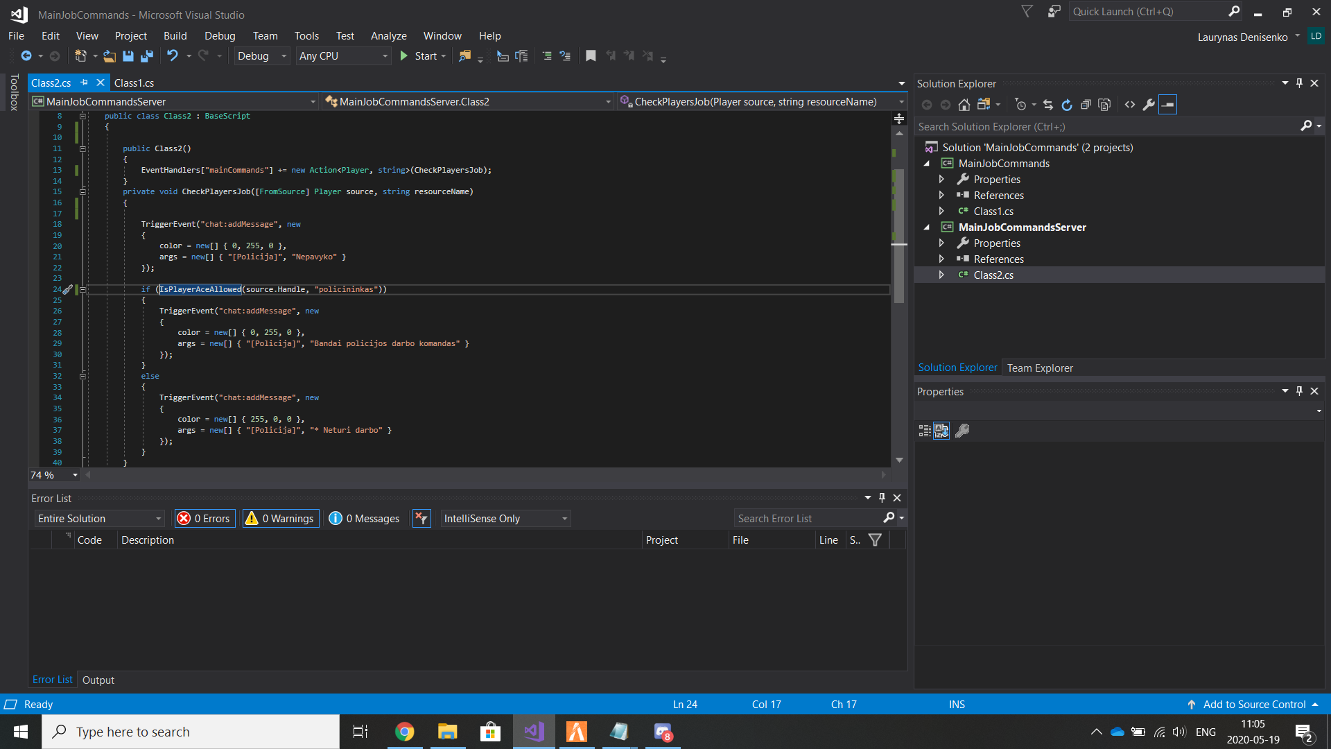 Client And Server communication C#? - Resource Support - Cfx.re Community