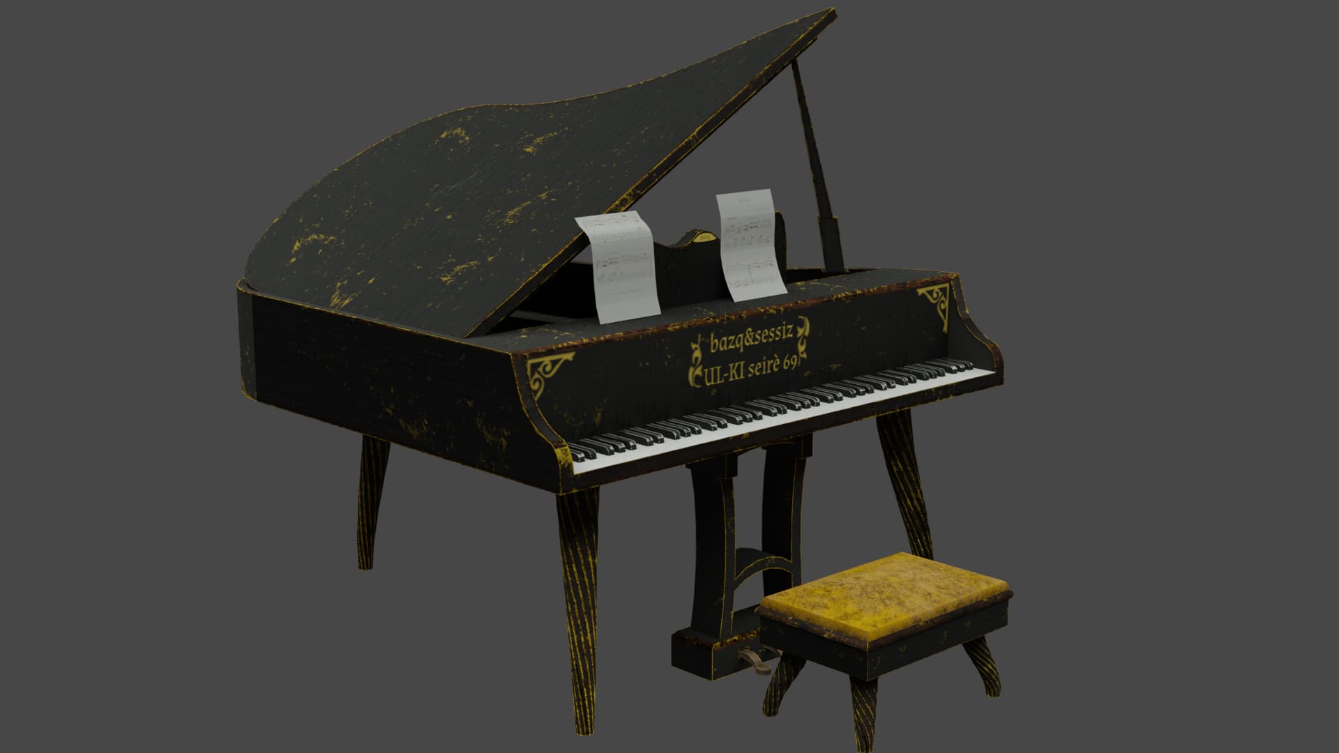 [Free] [Prop] Antique Piano [HQ,HD] - FiveM Releases - Cfx.re Community