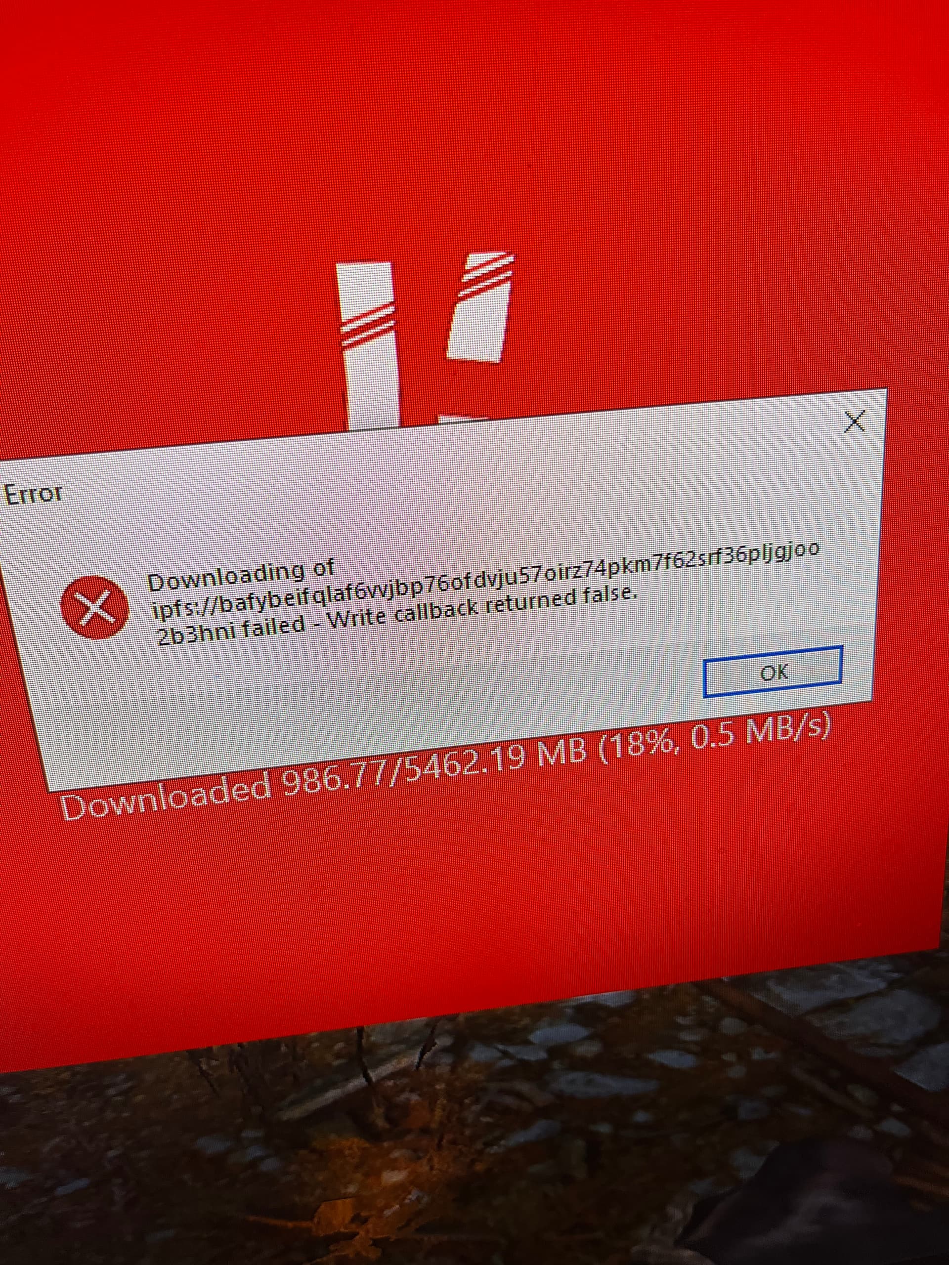 Write Callback returned false Error - RedM Client Support - Cfx.re ...