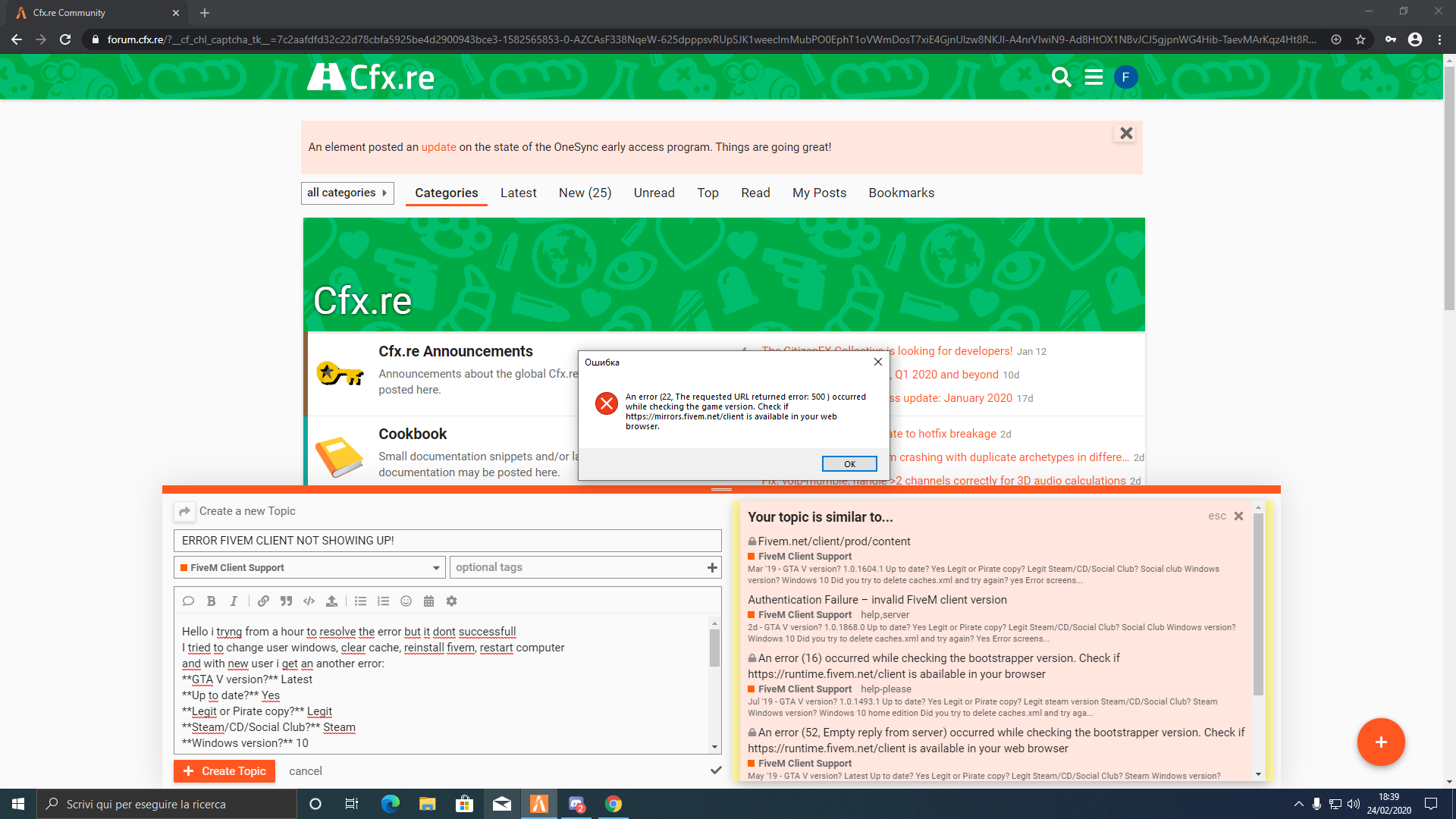 Error FiveM runtime.fivem.net/patches/GTA_V_PATCH_1_0_1604.exe - Page 4 ...