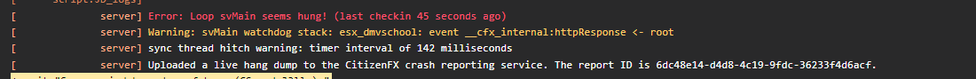 Loop svMain seems hung - Server Discussion - Cfx.re Community