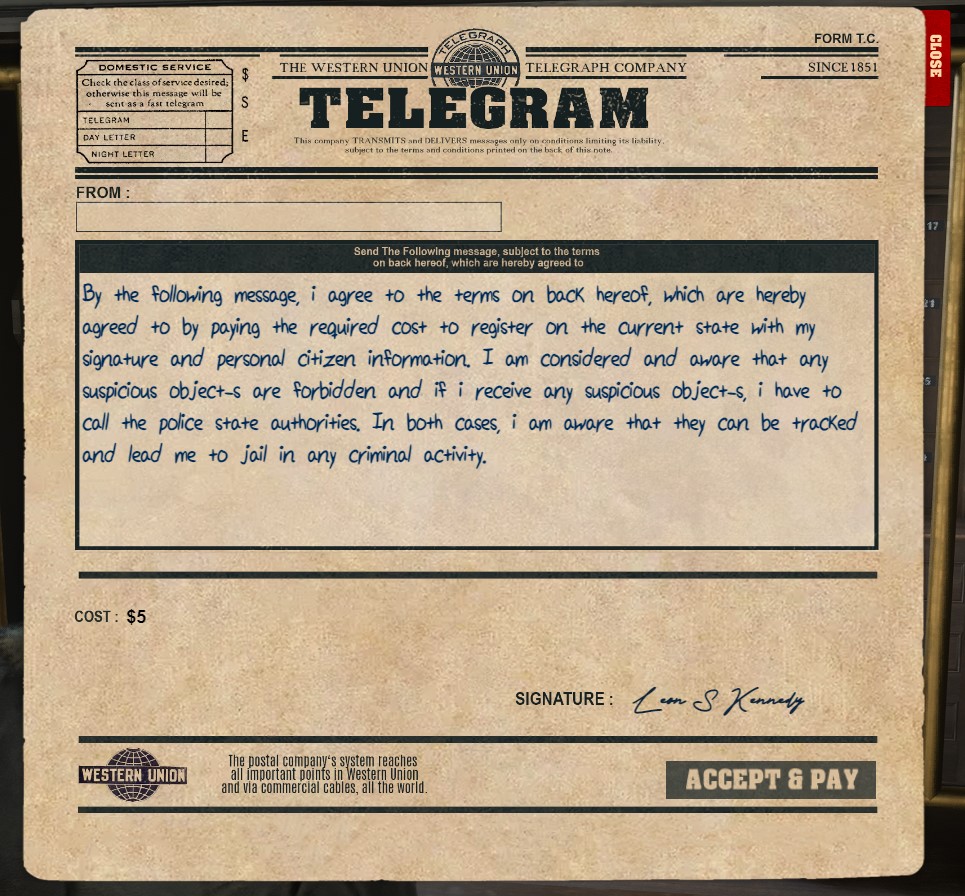 [PAID] TP Mailbox (Telegrams & Parcels) - RedM Releases - Cfx.re Community