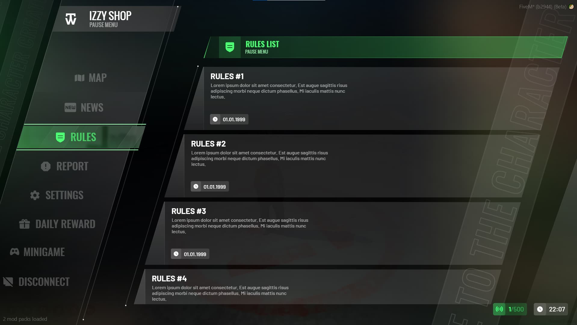 [PAID] Advanced Pause Menu [ESX / QB] - FiveM Releases - Cfx.re Community