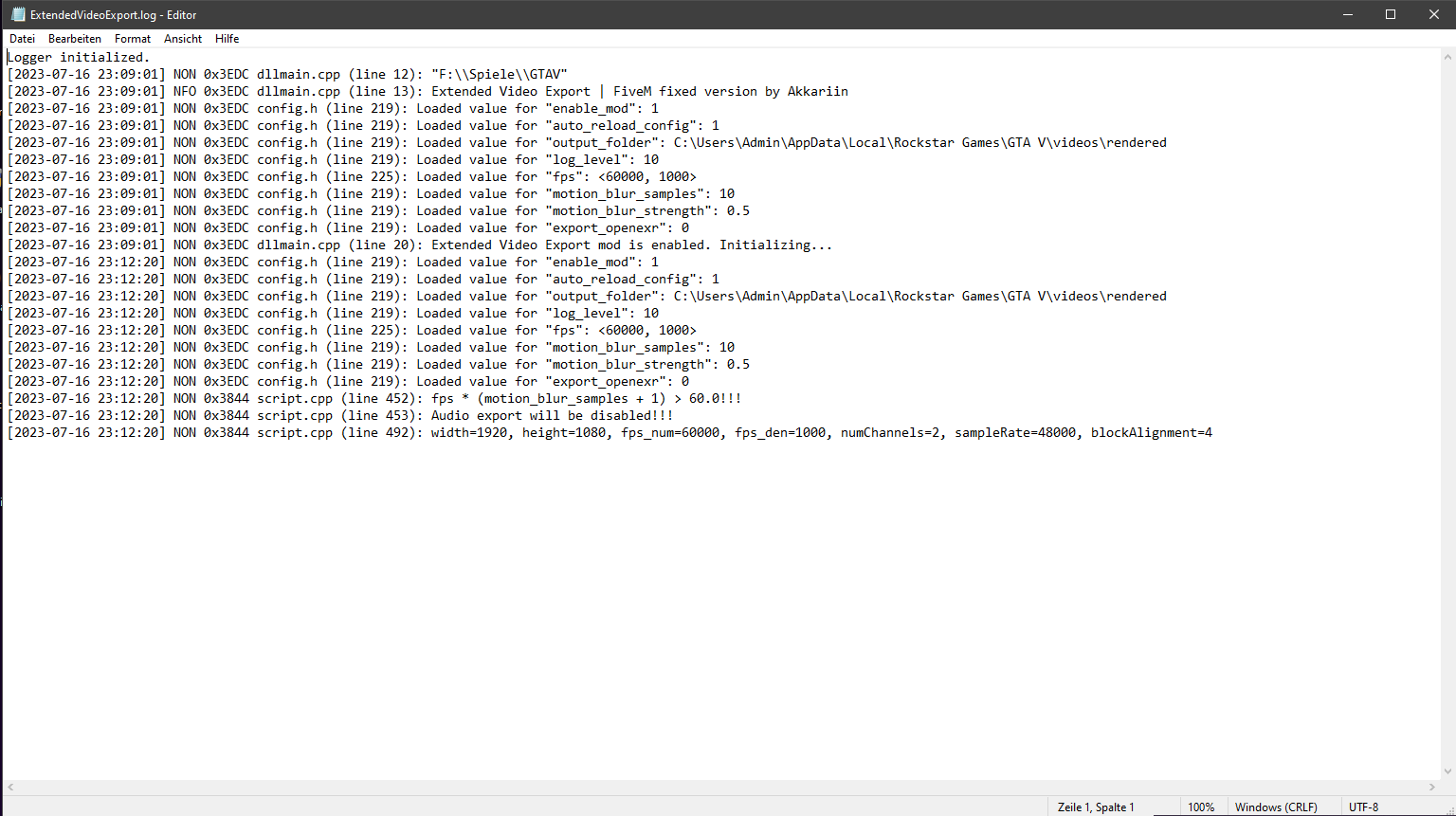 [How-to] Use Extended Video Export (EVE) | FiveM - Page 19 - Modding Tutorials - Cfx.re Community