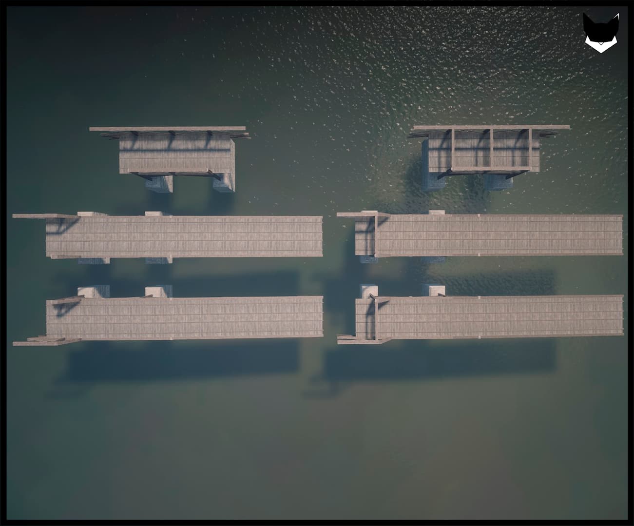 [PROPS] METAL BRIDGE - INFINITE LENGTH - for wagons, horses and ...