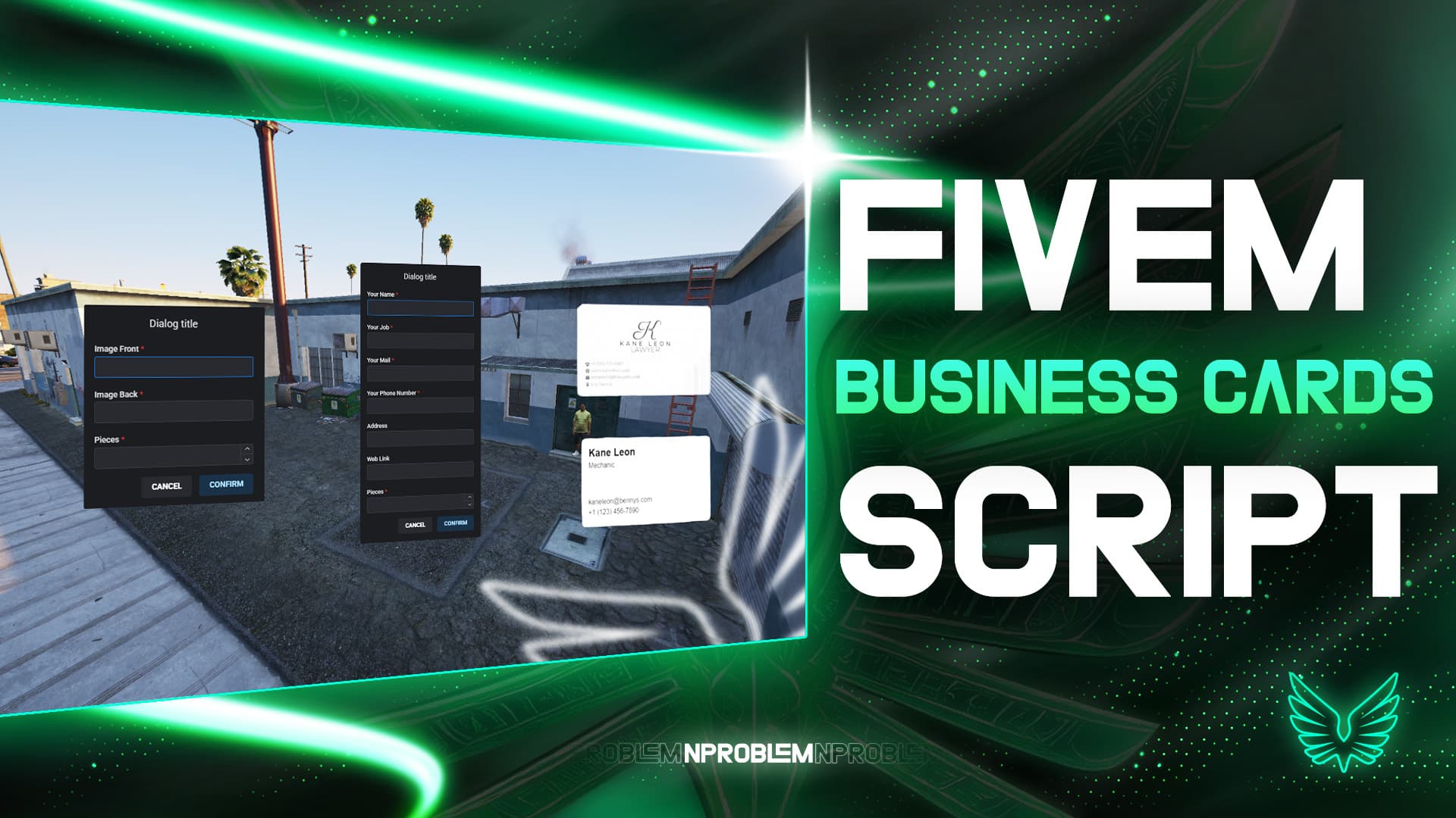 [PAID] NProbleM Business Cards (Realistic Business Cards!) [QBCORE, ESX ...