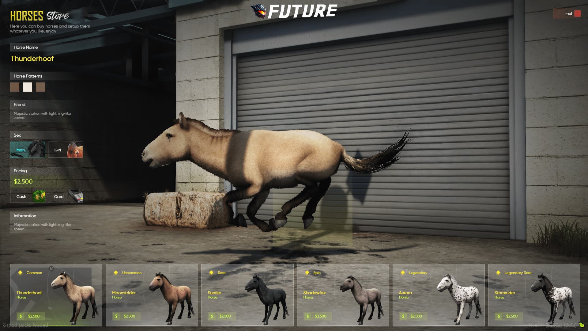 [PAID] [STANDALONE, QB, ESX] Horse System [CUSTOM HORSE PED INCLUDED] - FiveM Releases - Cfx.re ...