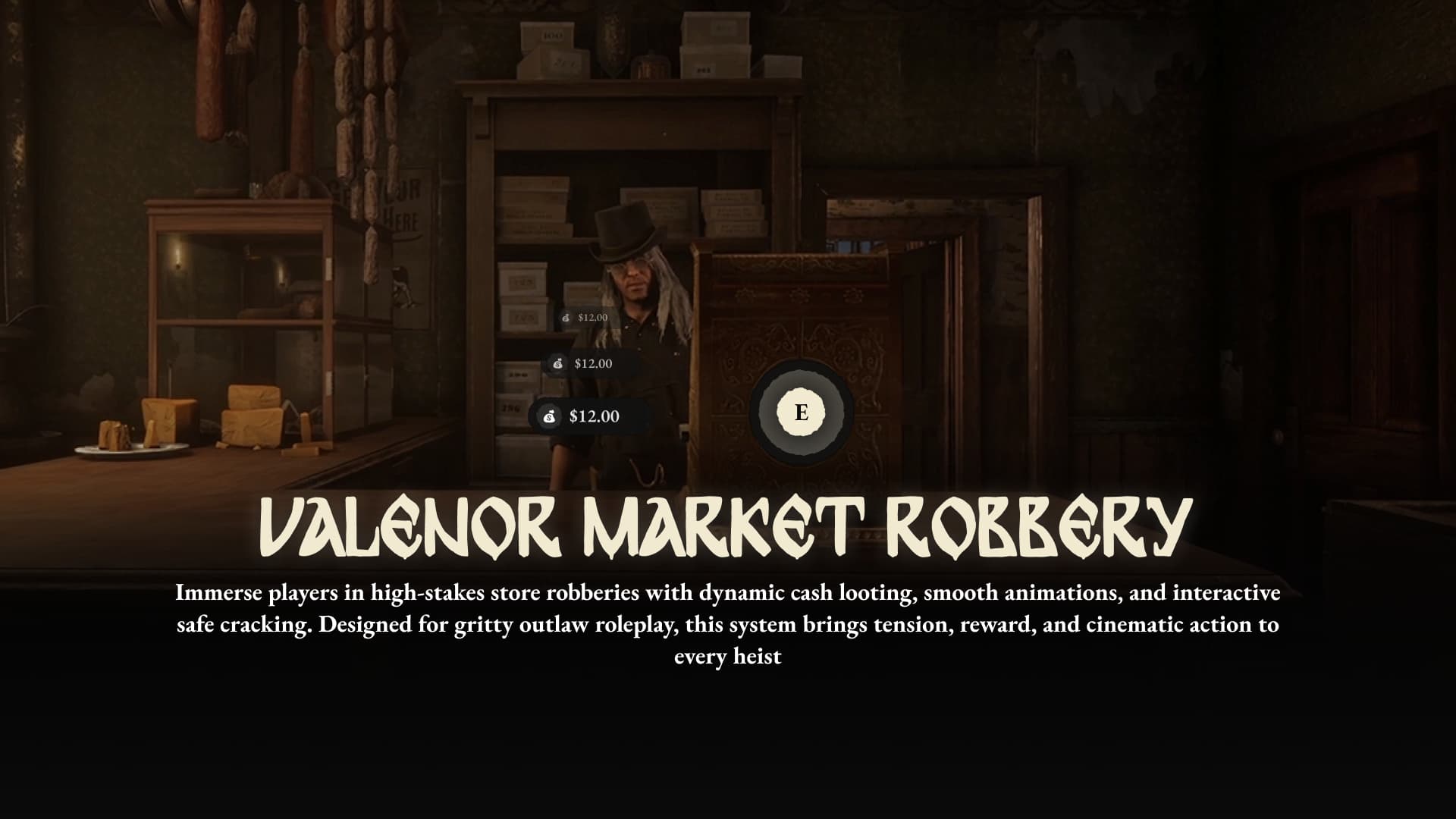 V-Market Robbery Unique robbery system - RedM Releases - Cfx.re Community