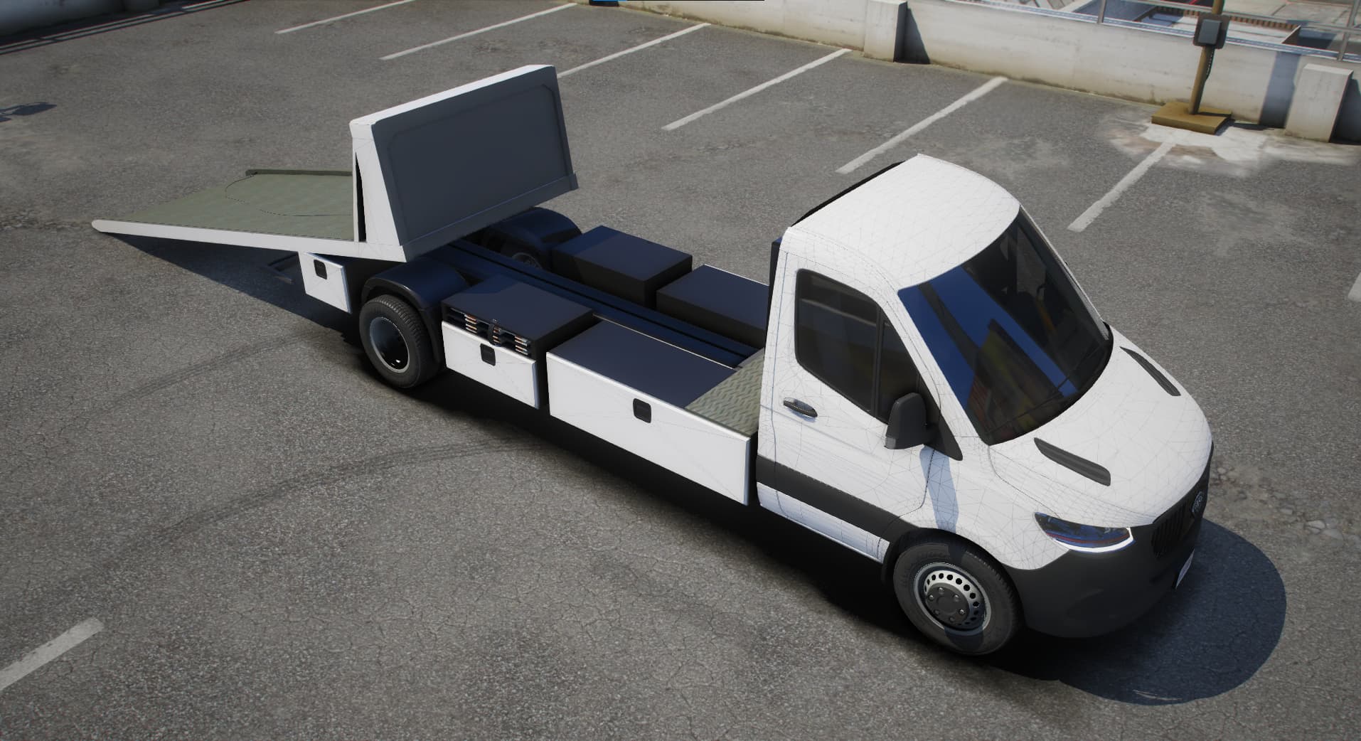 Benefactor Flatbed w/ Working Bed - FiveM Releases - Cfx.re Community
