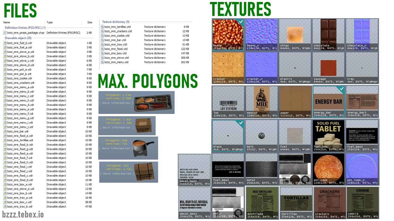 [PROPS] MRE (Meal, Ready-to-Eat) - FiveM Releases - Cfx.re Community