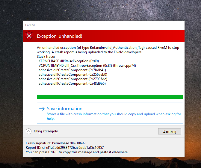 Fivem weird crash - FiveM Client Support - Cfx.re Community