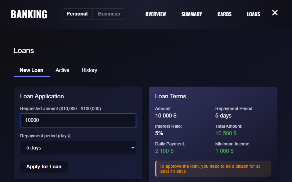 [ESX][DEVCORE] Banking System - FiveM Releases - Cfx.re Community