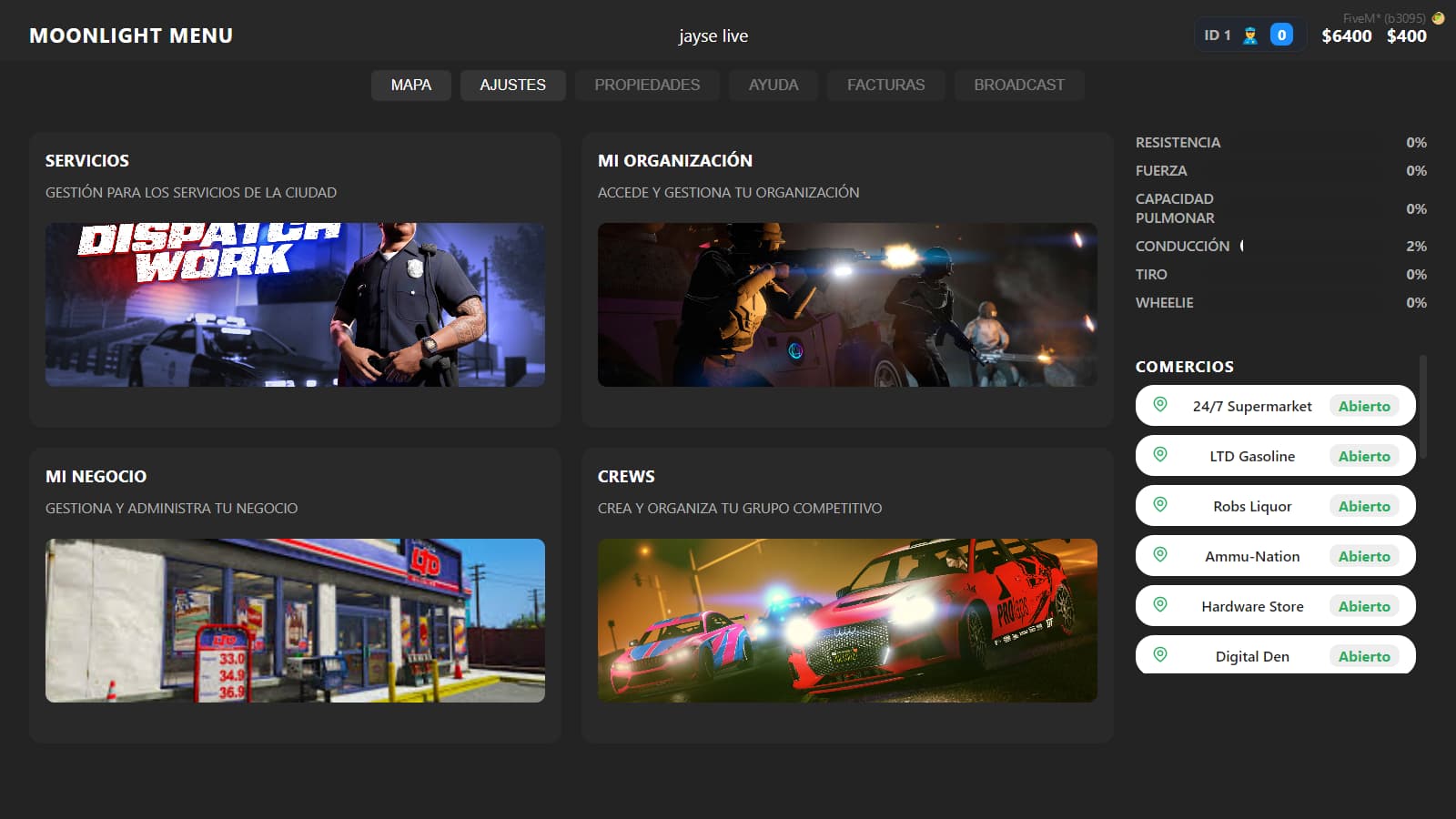 MoonLight-Menu - FiveM Releases - Cfx.re Community