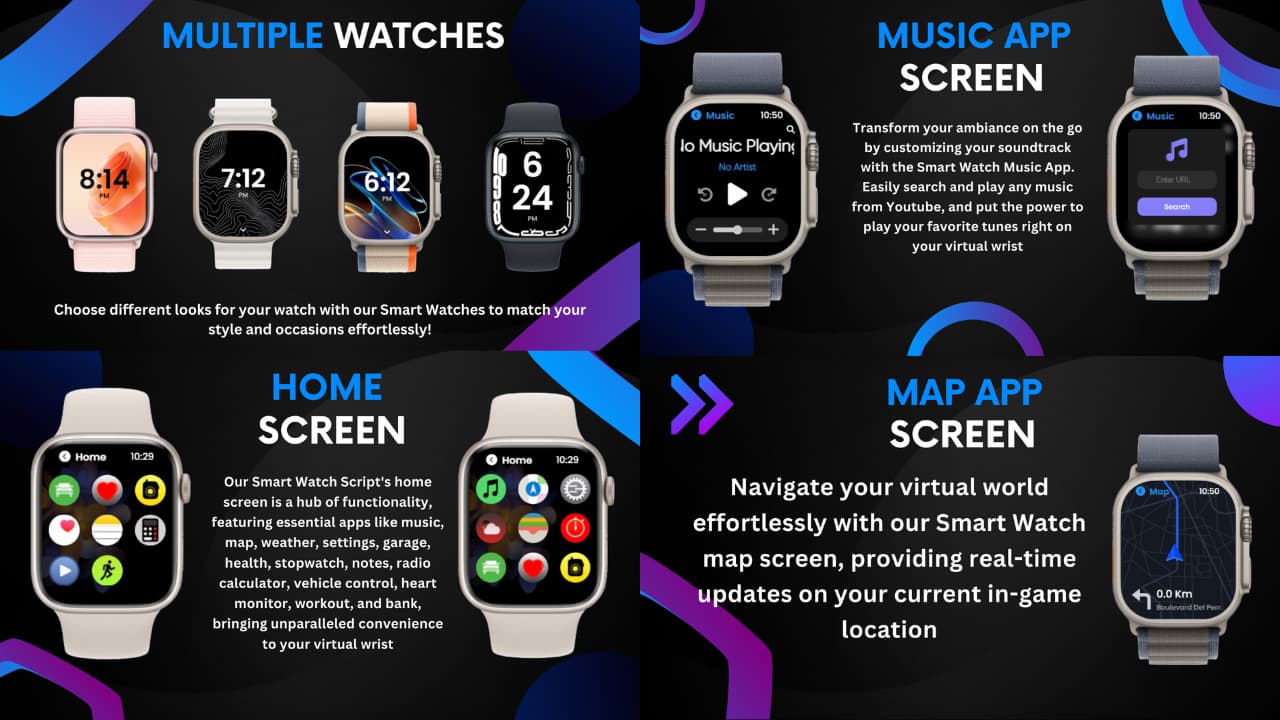 Smart Watch | QB ESX Standalone - FiveM Releases - Cfx.re Community