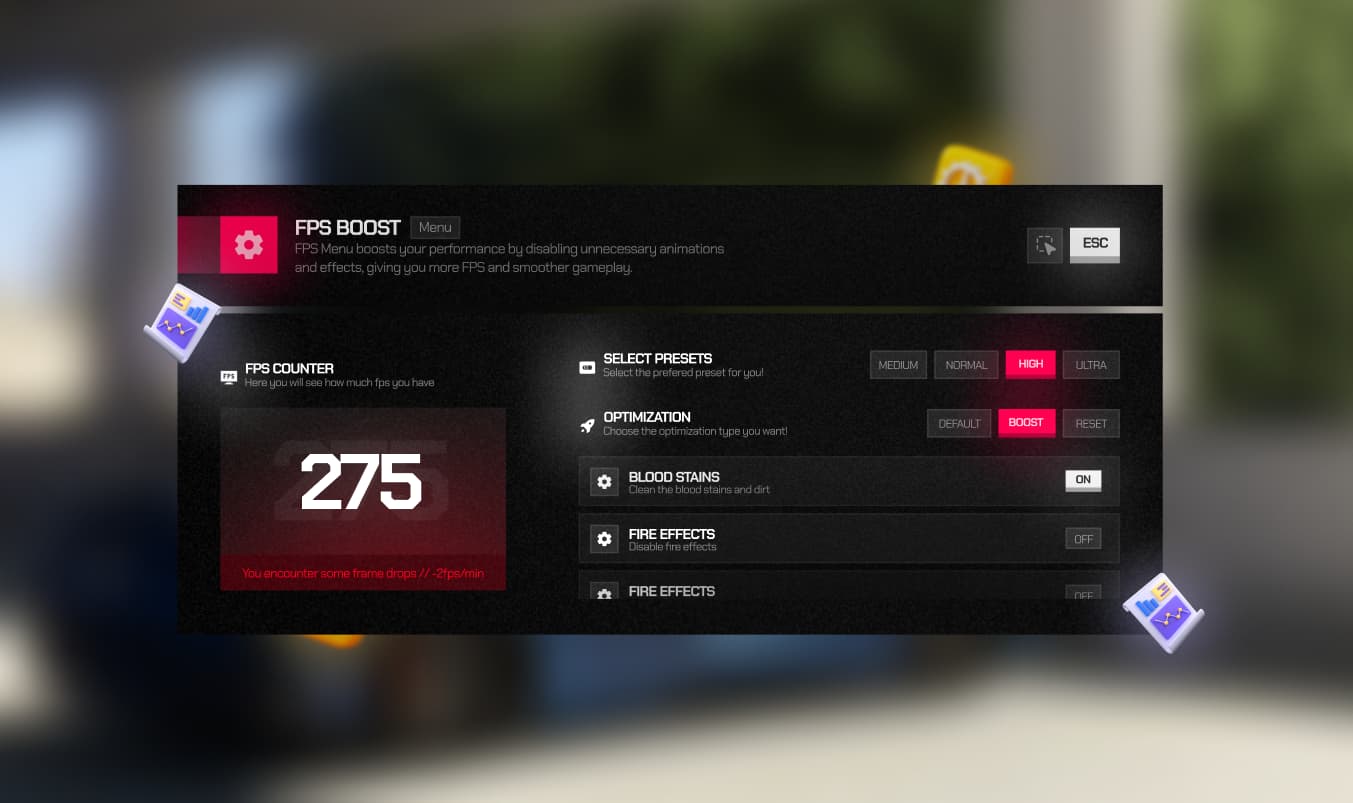 FPS Boost Menu | Real-Time FPS Display + Visual Optimization - FiveM ...