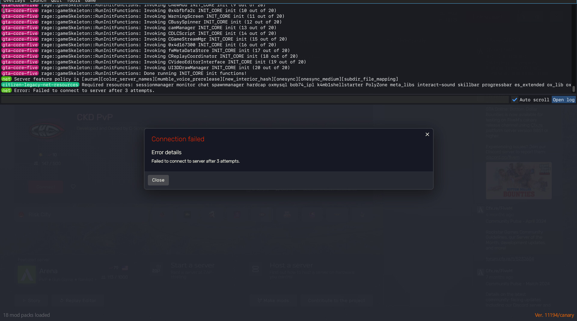 attempt - FiveM Client Support - Cfx.re Community