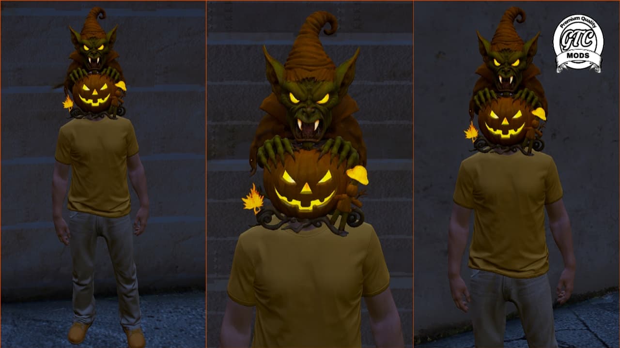 🎃 Pumpkin Goblin Halloween Mask for FiveM ( Male & Female ) - FiveM ...