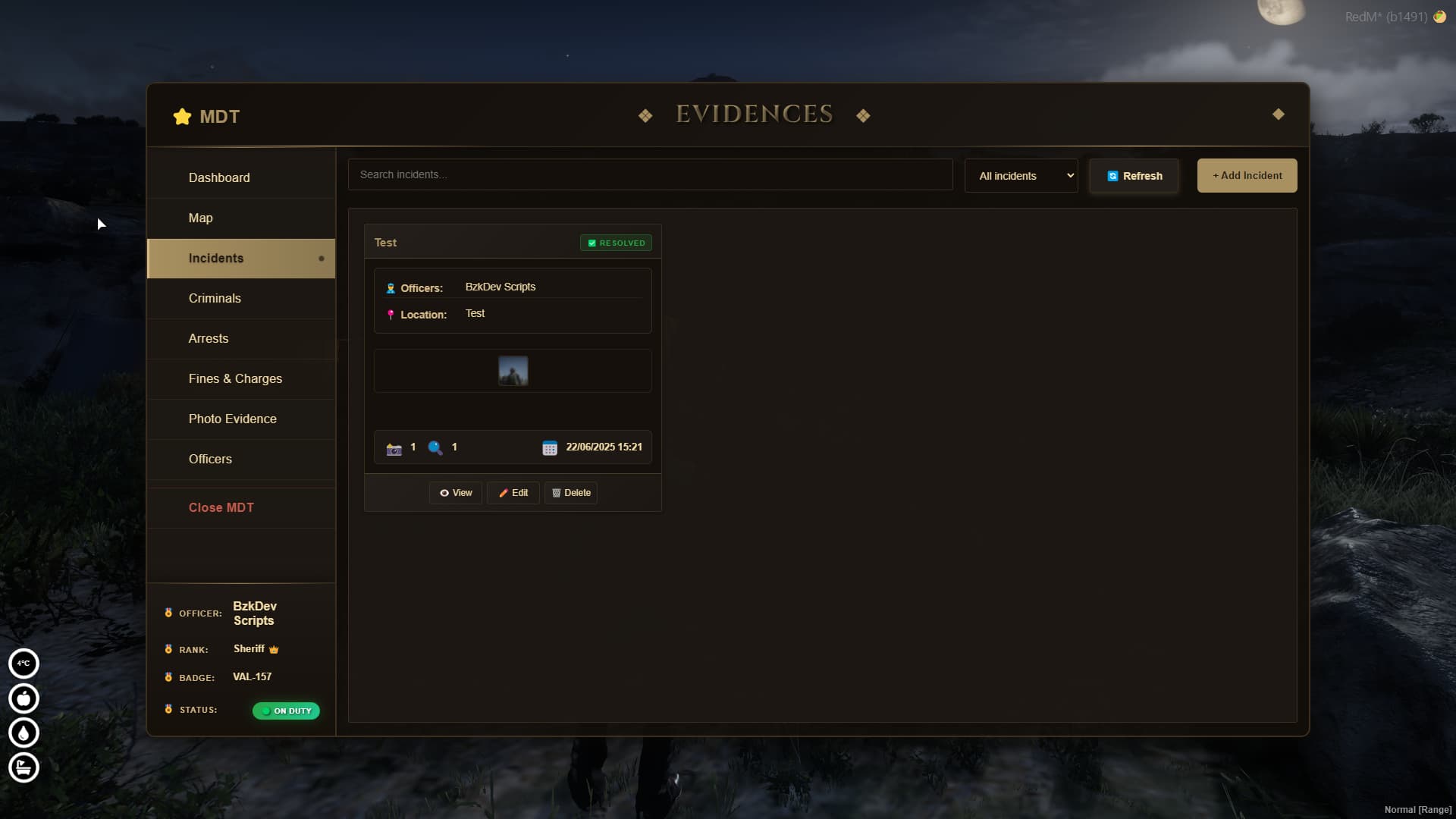 [MDT] Mobile Tablet System for RSG/VORP - RedM Releases - Cfx.re Community