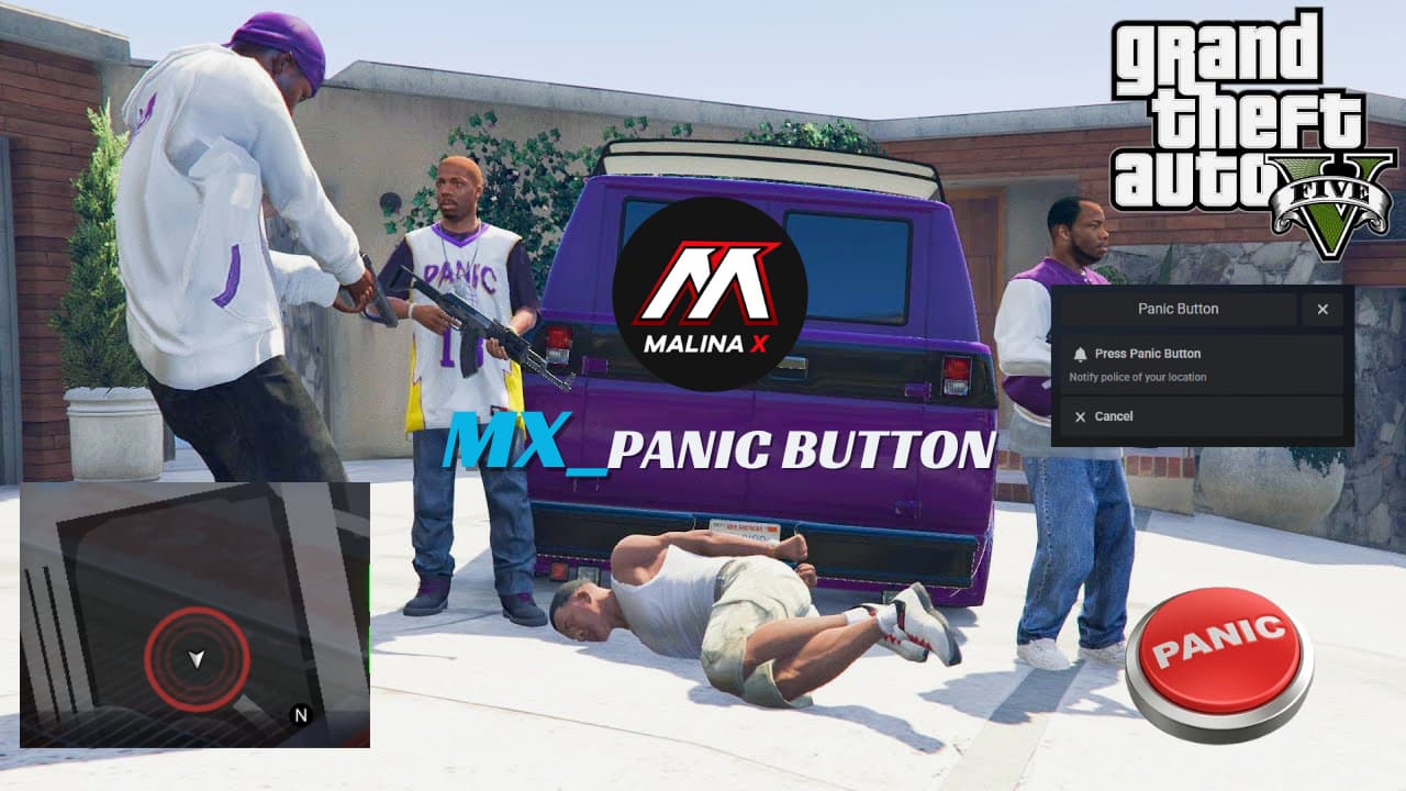 Malina X - Panic Button Script [FREE] [ESX/QB-CORE] - FiveM Releases - Cfx.re Community