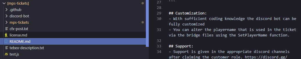 Ticket system - with discord integration (Source Available) - FiveM Releases - Cfx.re Community