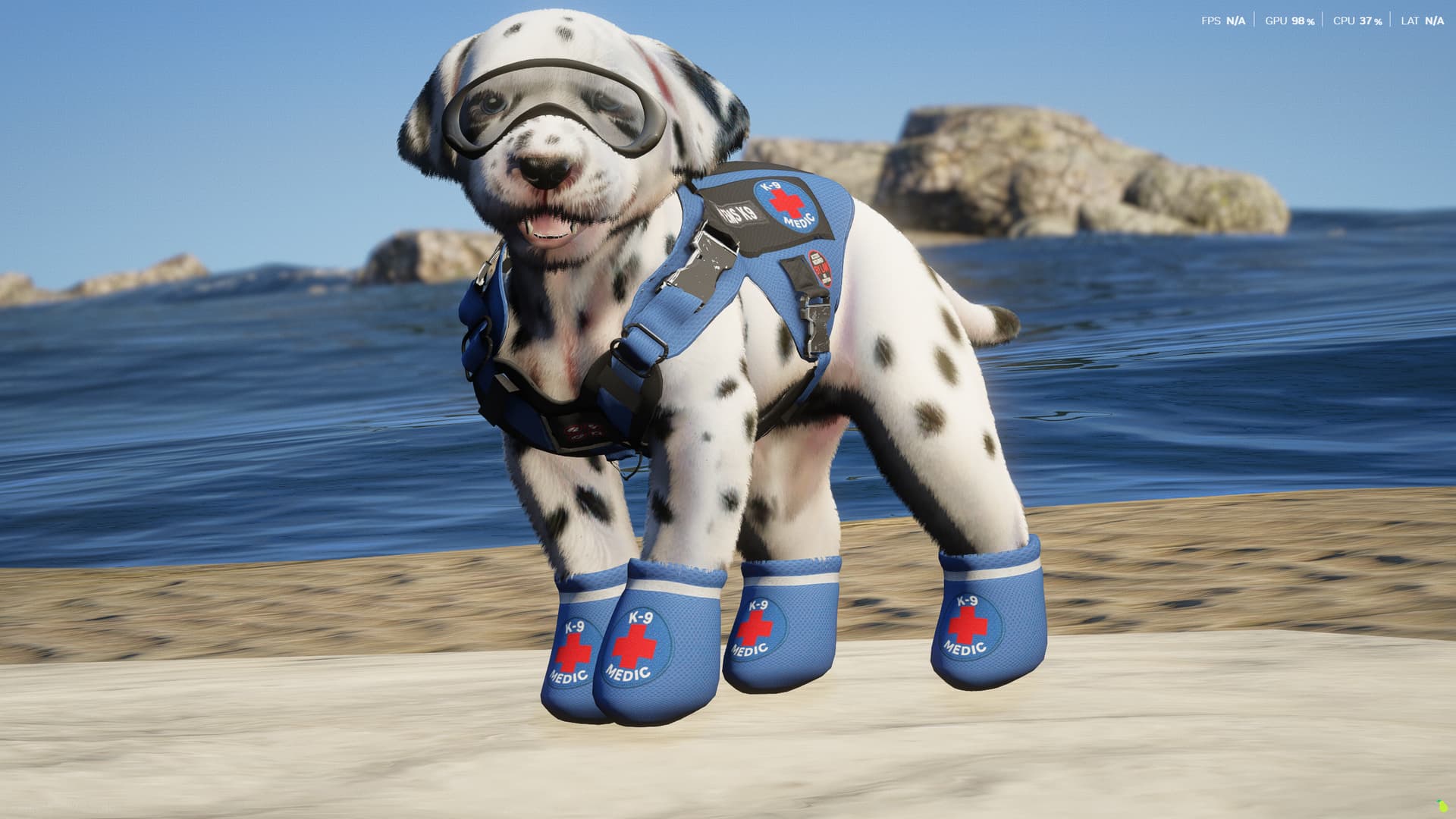 K9 Dalmatian Puppy - Multi-Service Working Dog Ped for FiveM / GTAV ...