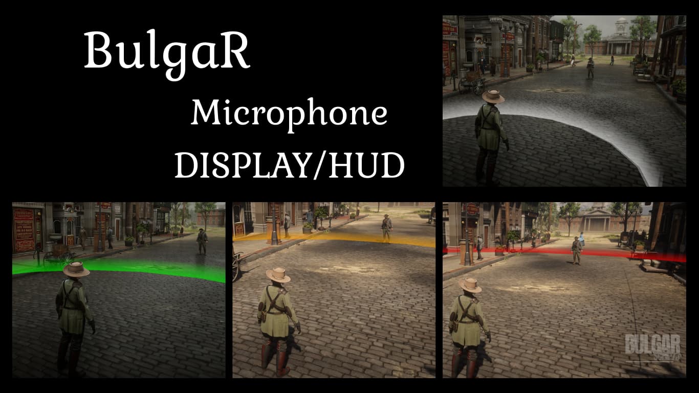 BulgaR Voice/Microphone HUD/DISPLAY [VORP] & [RSGCore] & [REDEMRP ...
