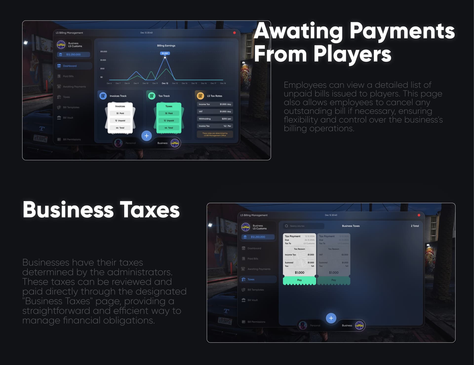 CodeM mBilling v2 - Advanced Billing Script (ESX-QB) - FiveM Releases ...