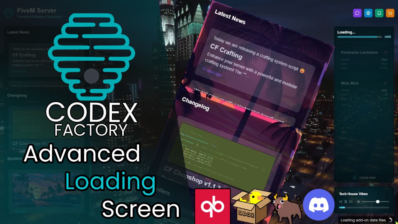 Loading Screen -- All-in-One Solution! - FiveM Releases - Cfx.re Community