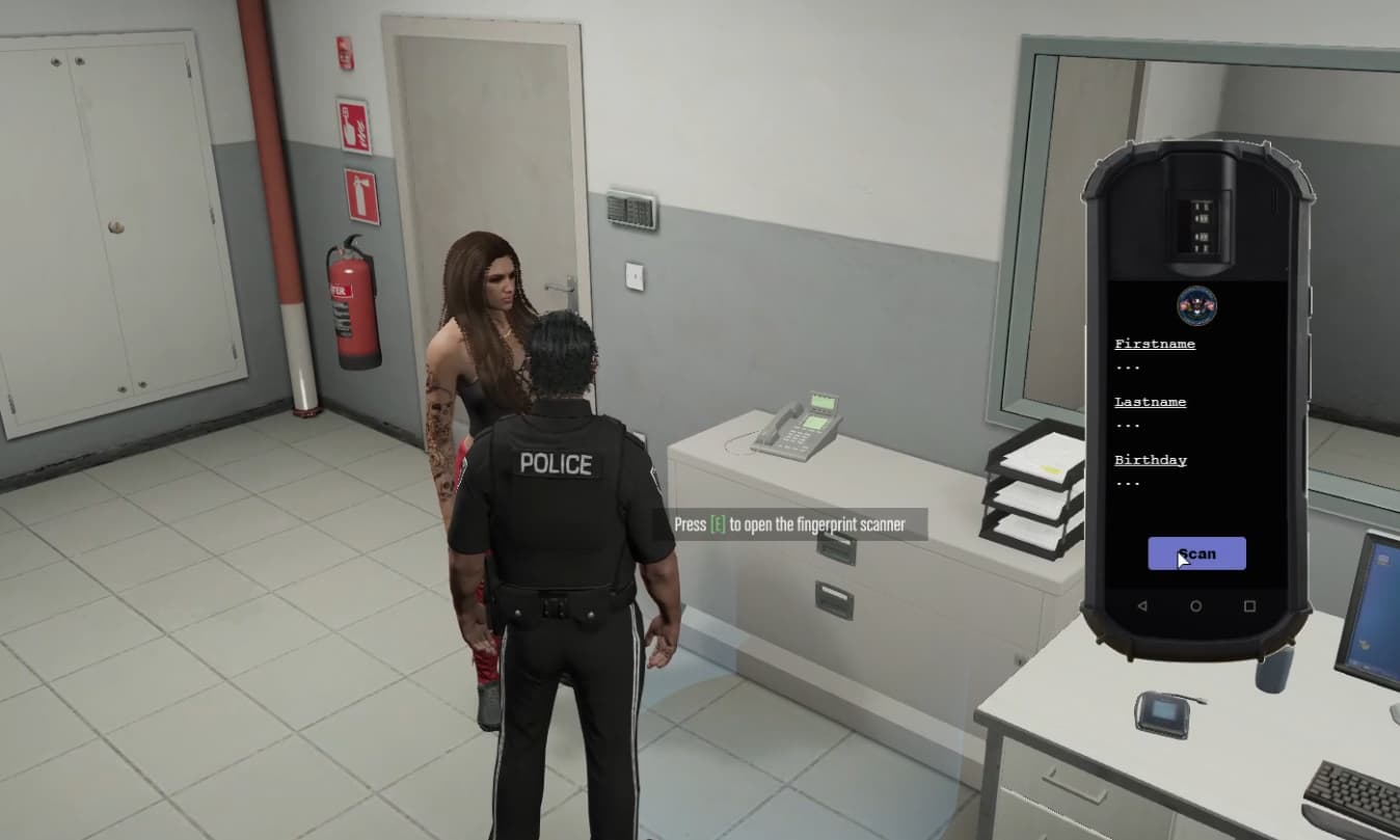[PAID] [ESX] Fingerprint Scanner - FiveM Releases - Cfx.re Community
