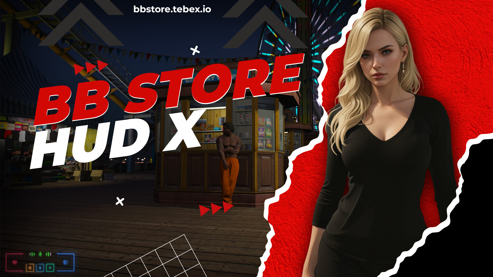 BB Hud X | Modern Hud Design - FiveM Releases - Cfx.re Community