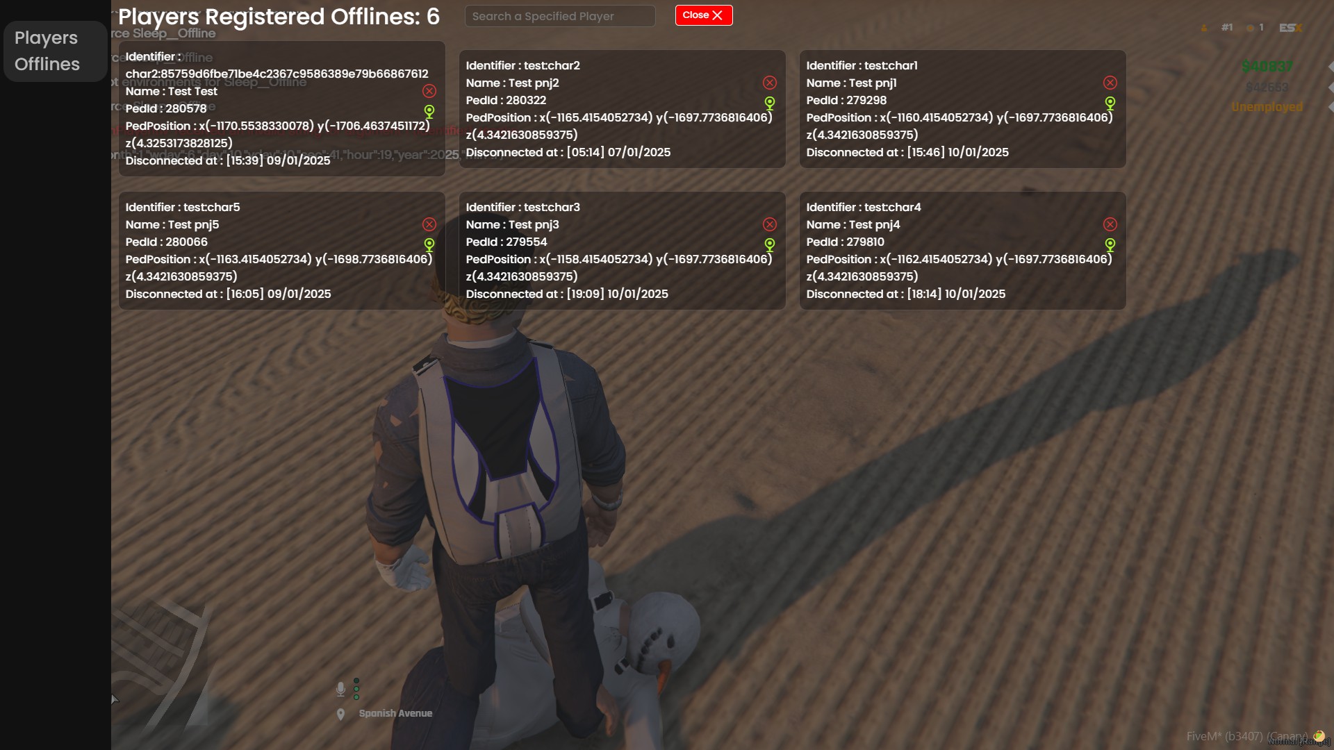 [PAID] [ESX] Sleep Offline ( Beta ) - FiveM Releases - Cfx.re Community