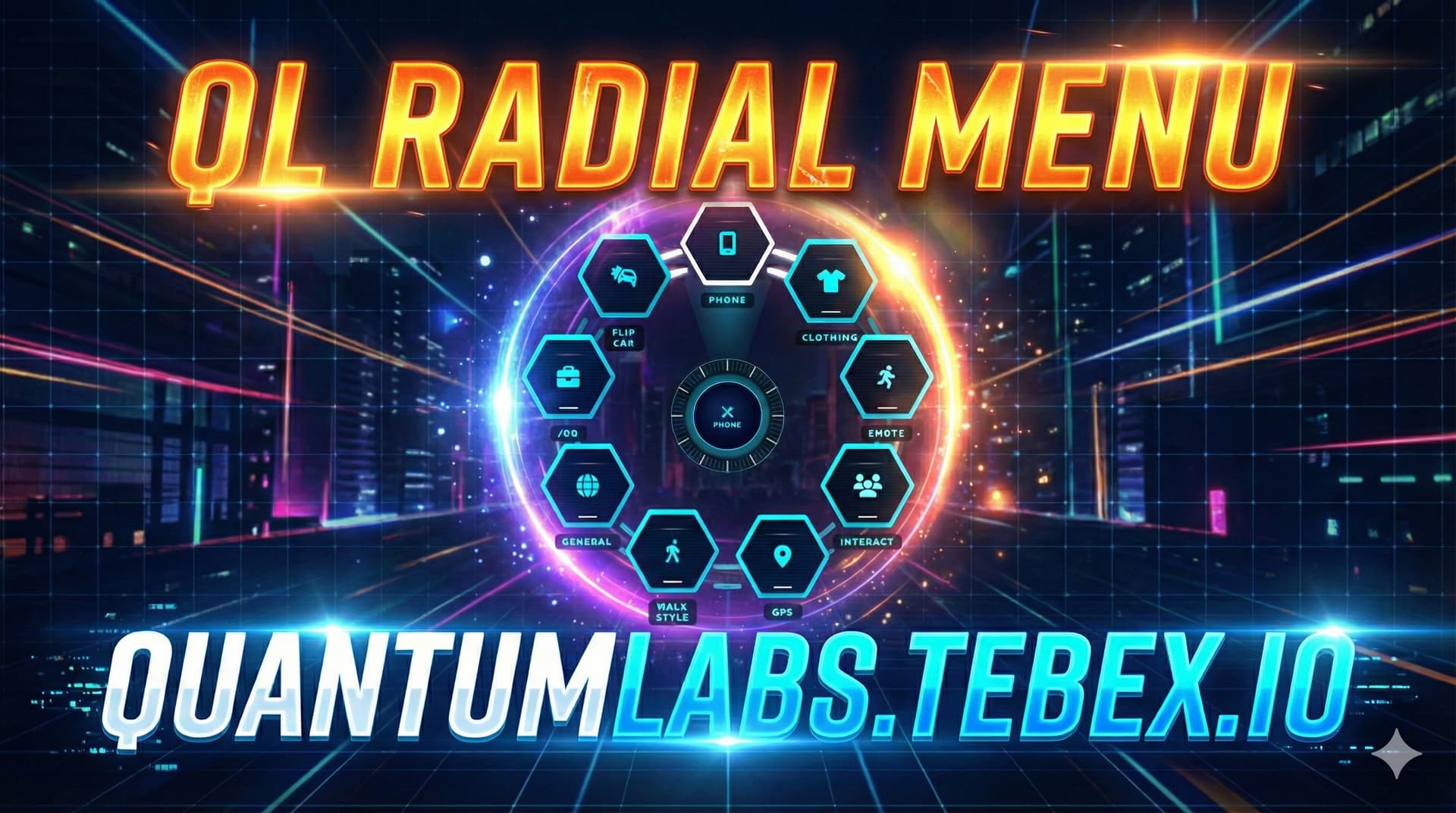 QL Radial Menu | Premium ESX / QBCore / QBox | Modern UI + Fully ...