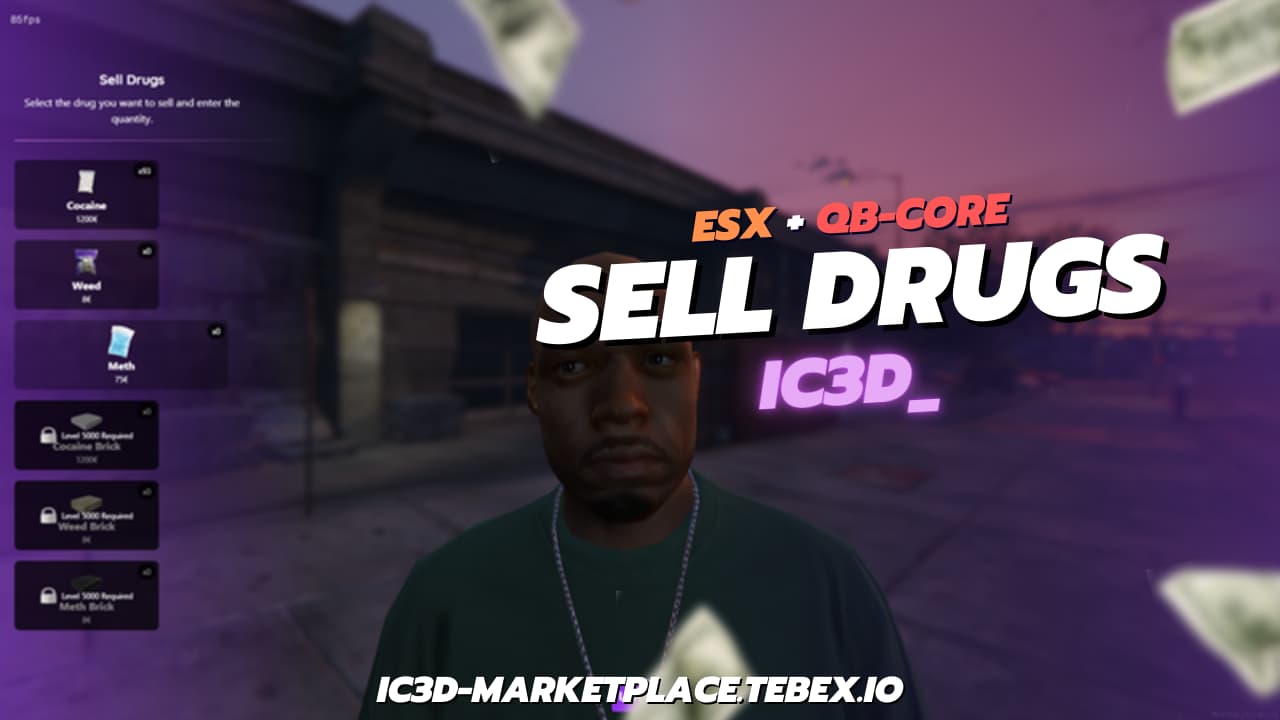 Advanced Sell Drugs | Advanced NPC Sales With Animations, Levels ...