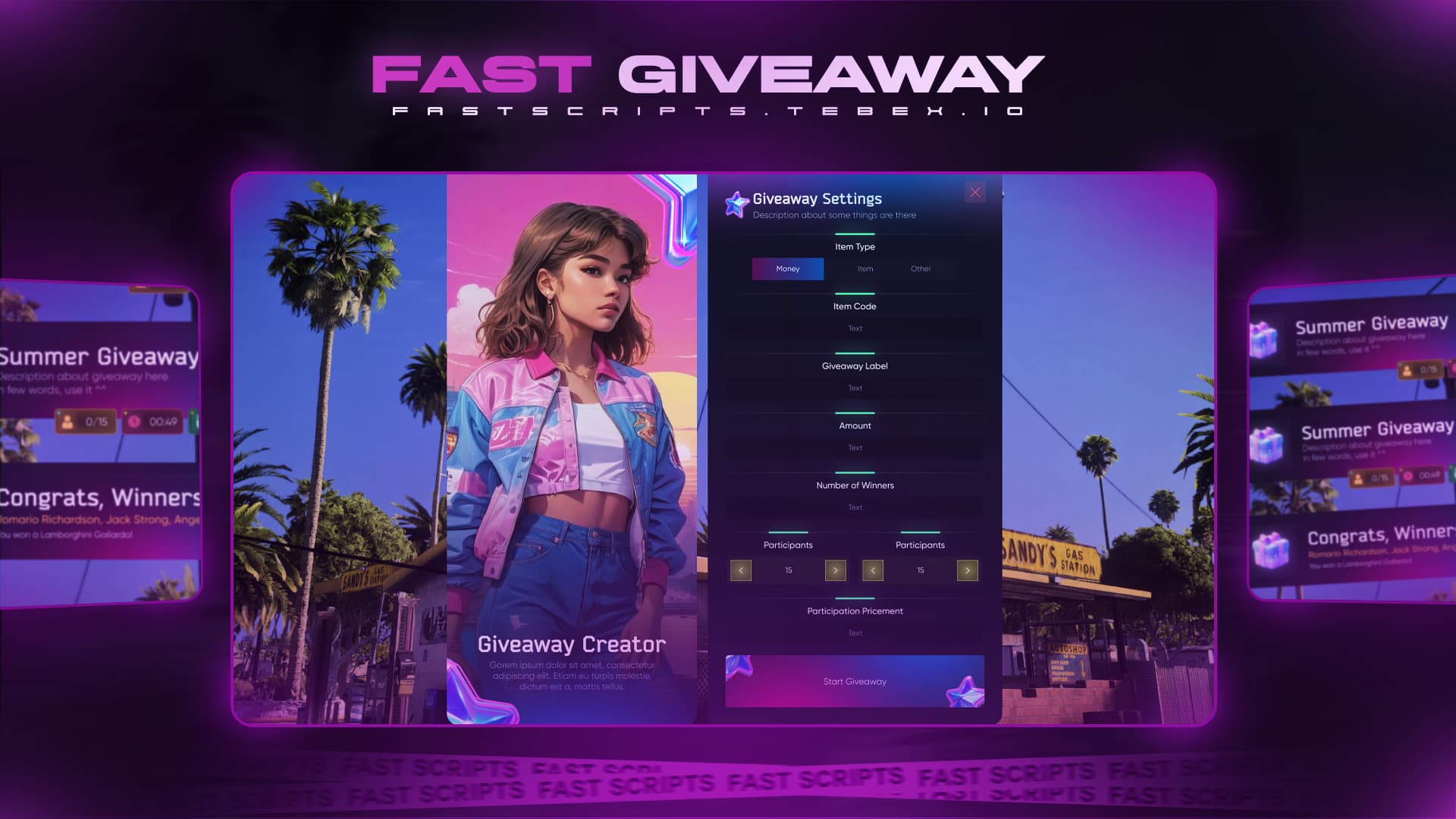 PAID - Fast Scripts Giveaway [QB-ESX] | discord.gg/fastscripts | VAG - Premium FiveM scripts ...