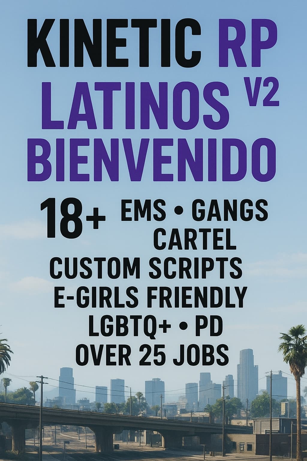 Kinetic RP (V2) New City Up And Coming - Server Bazaar - Cfx.re Community