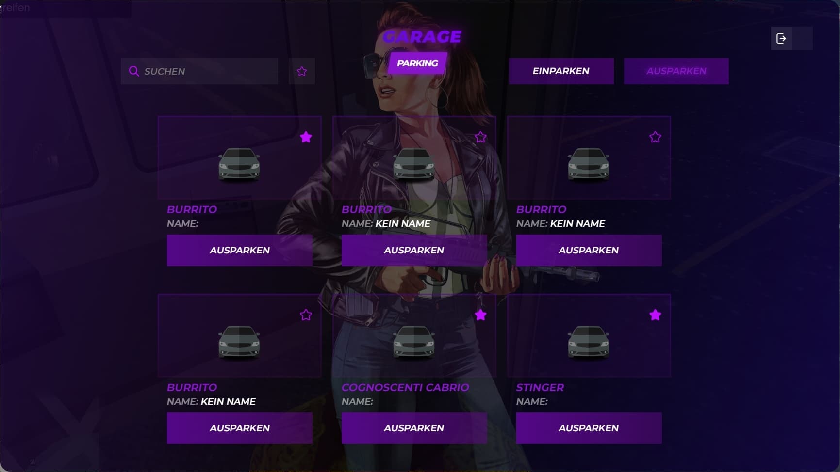[paid][ESX] Garage UI - FiveM Releases - Cfx.re Community