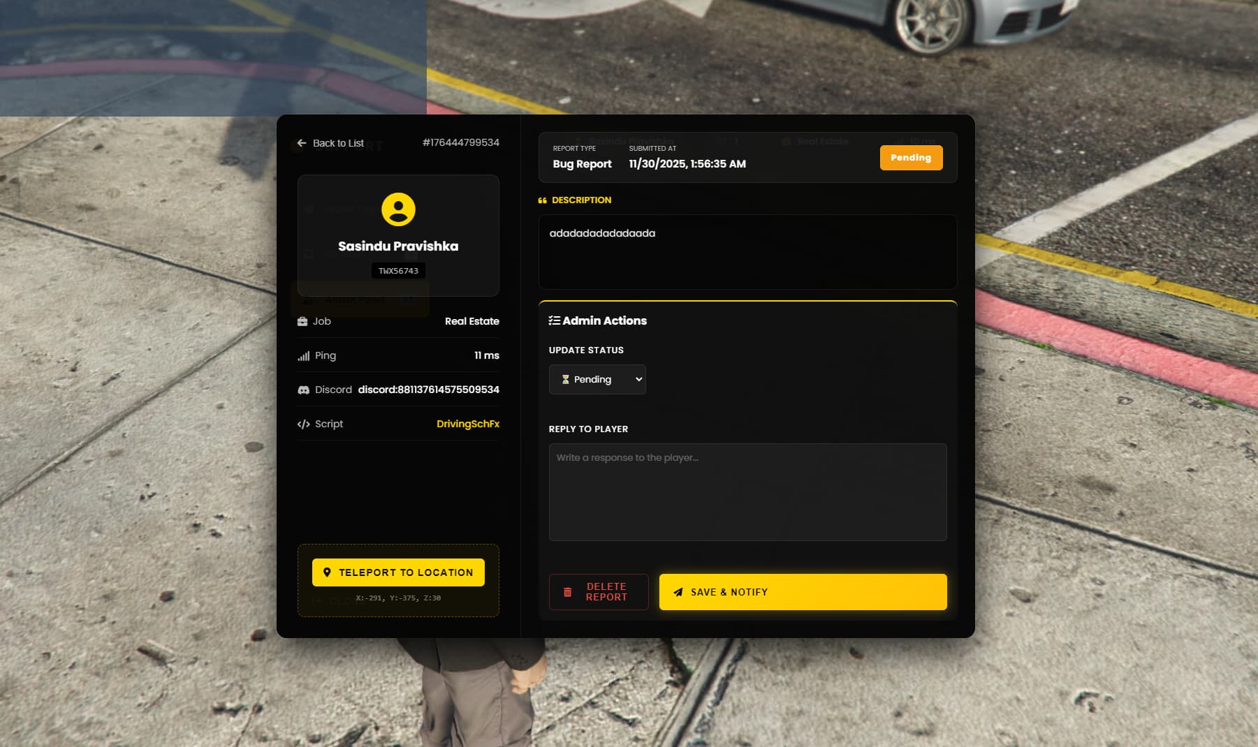 Advanced Bug Report System | Modern UI | Discord Logs | Admin Panel ...