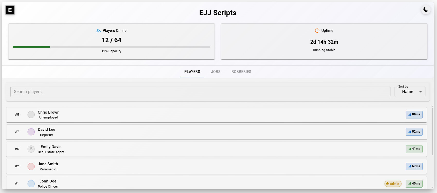 Advanced Scoreboard | [ESX/QBCORE/QBOX/STANDALONE] - FiveM Search