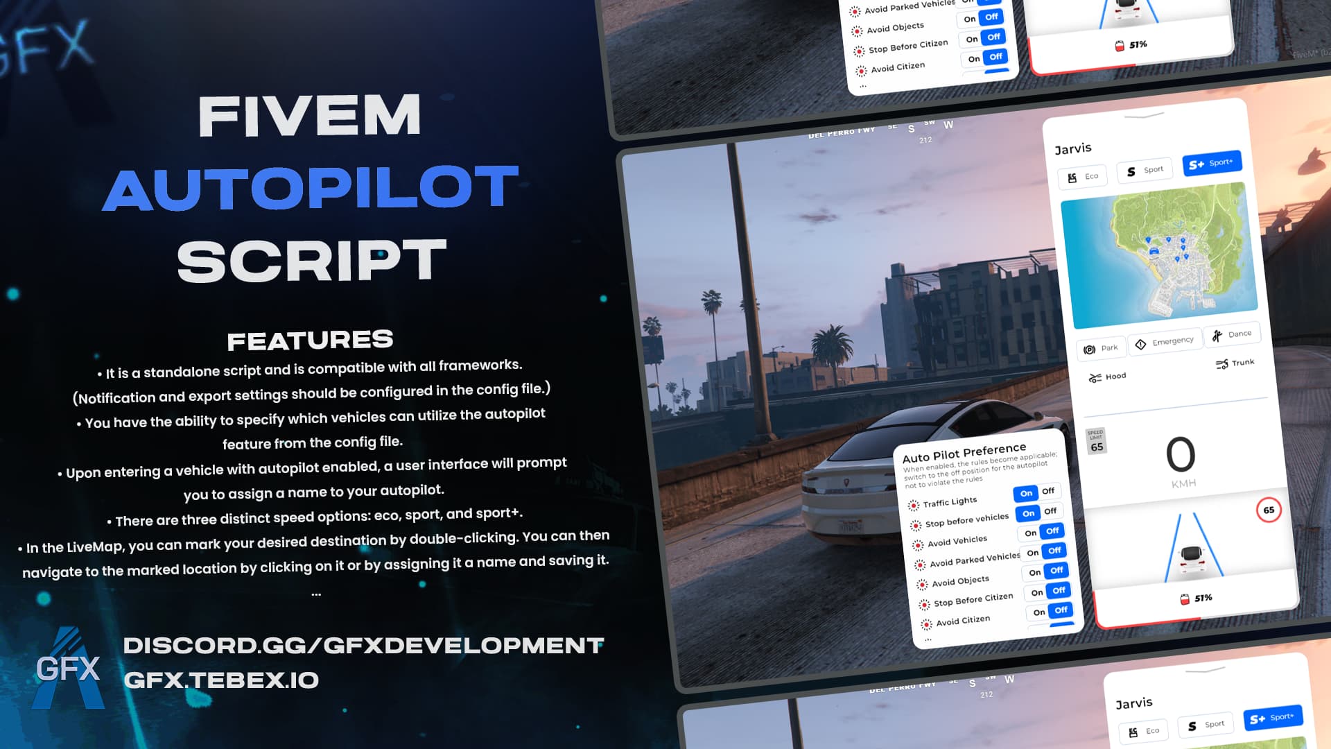 [PAID] GFX Advanced Autopilot Script - FiveM Releases - Cfx.re Community
