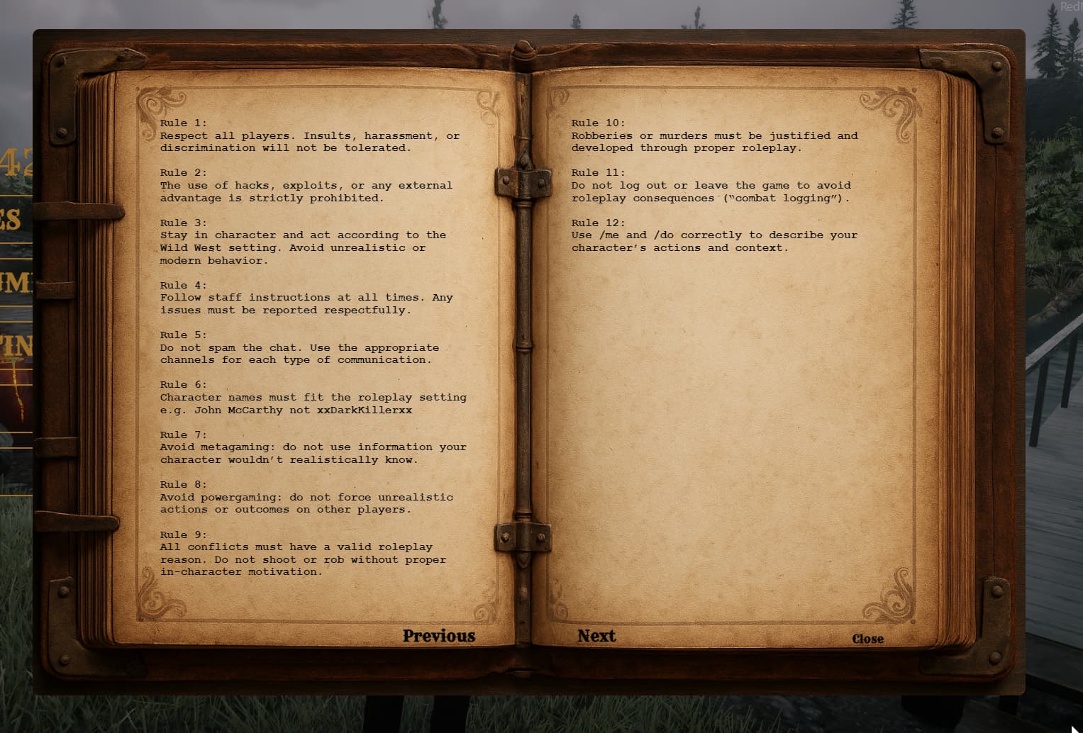[free] rs_pausemenu - RedM Releases - Cfx.re Community