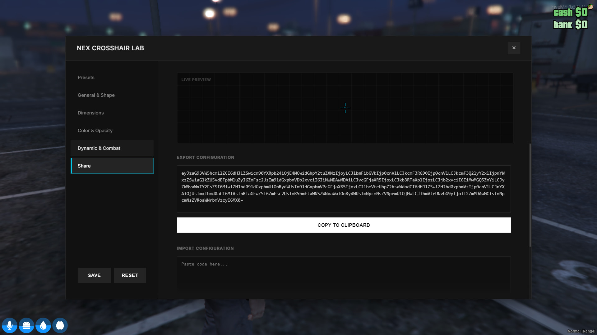 [FREE] Nex Crosshair | Advanced FiveM Crosshair System | 100 Presets ...