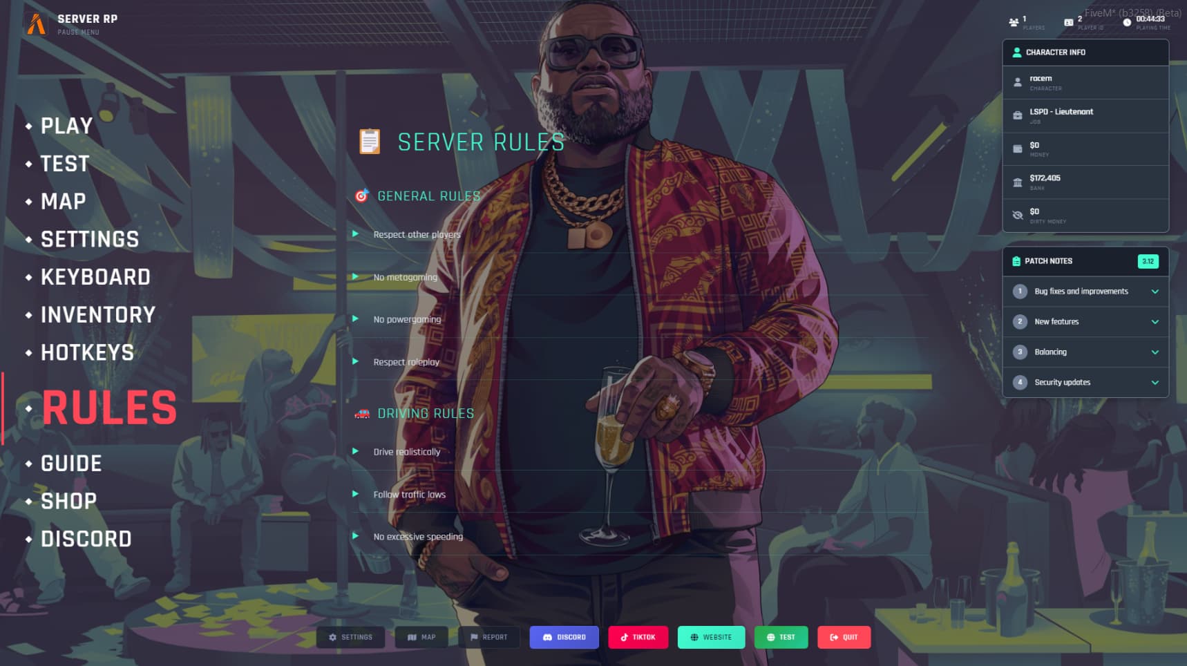 [QBcore / ESX] Noxen PAUSE MENU - FiveM Releases - Cfx.re Community